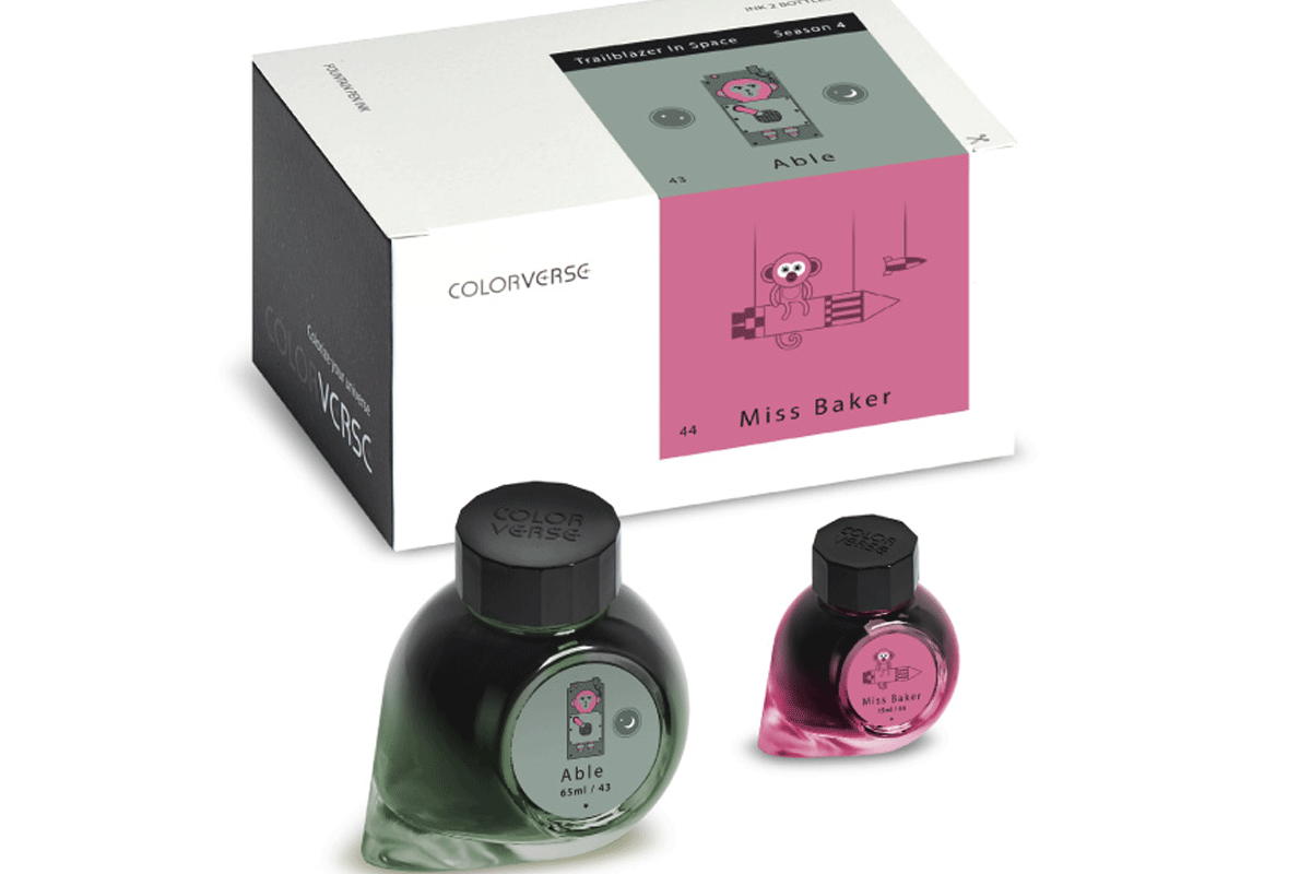 Colorverse: Able [65 ml] & Miss Baker [15 ml] Fountain Pen Bottled Ink ...
