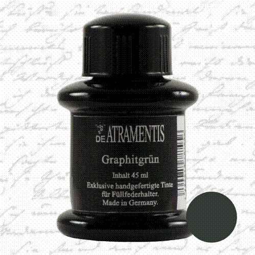 De Atramentis®: Graphite Green Ink