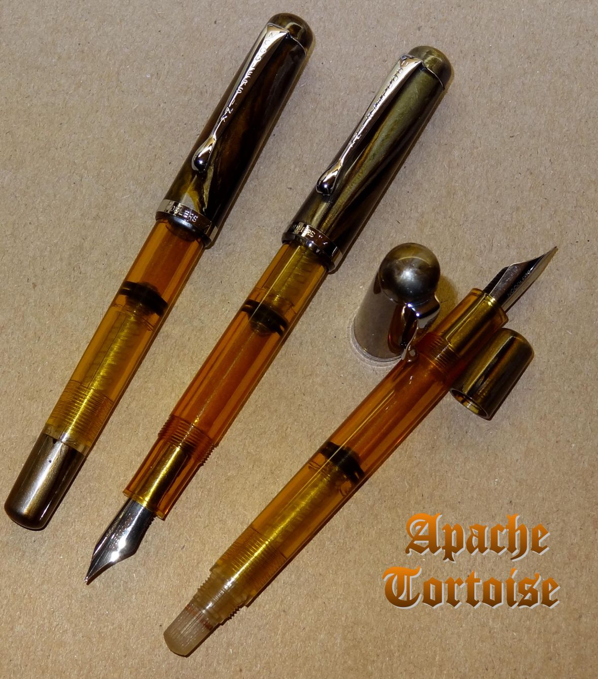 Noodler's Ink®: Mesa Tortoise Konrad Flex Nib Fountain Pen