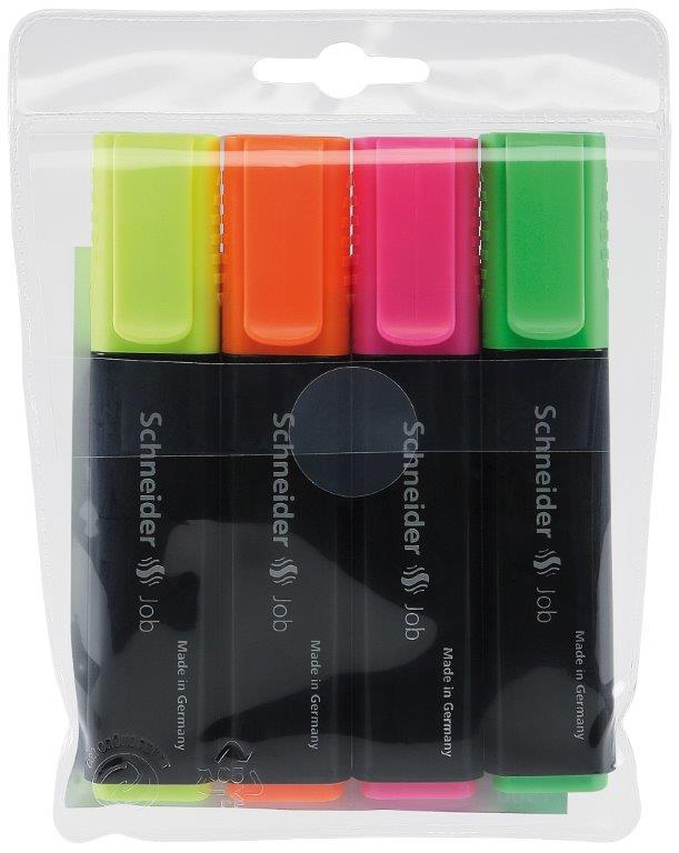 Schneider® Job Highlighter Four Color Pack
