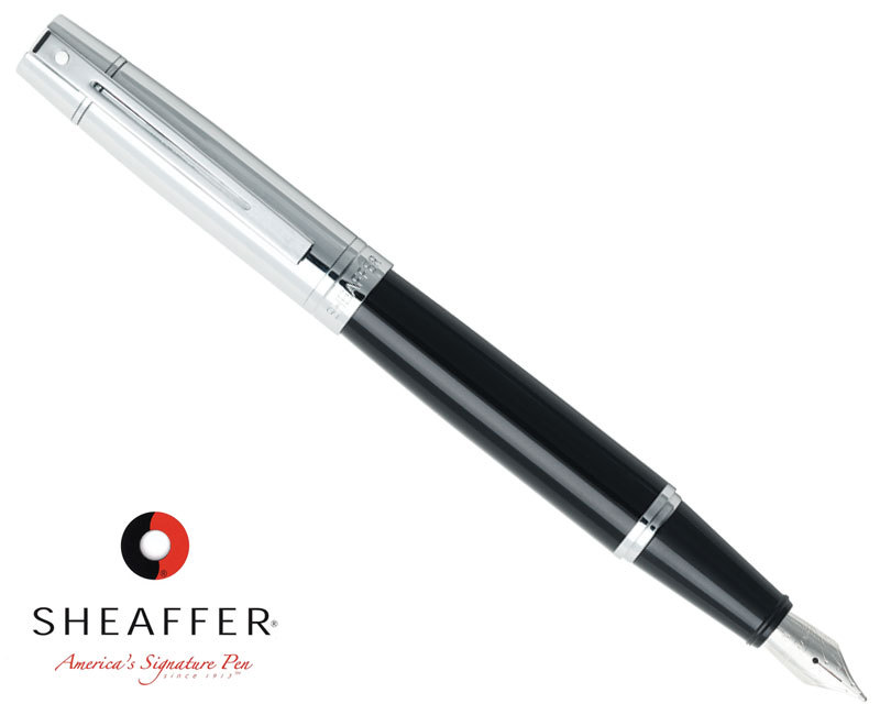 Sheaffer®: 300 Glossy Black Fountain Pen Series